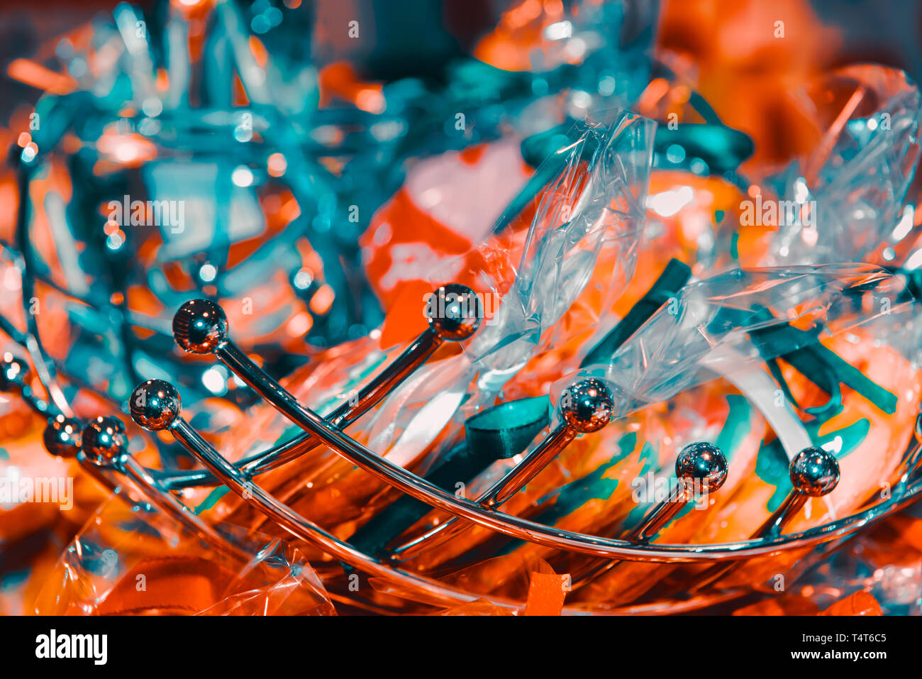 ESSEN, GERMANY - JANUARY 25, 2017: Lovely colors in a candy store ...