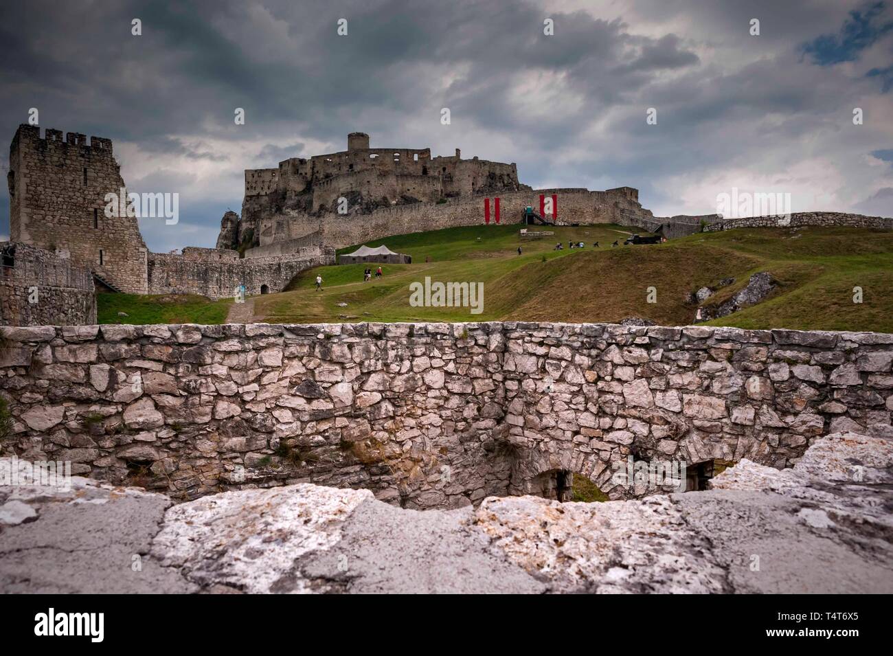 Spišský hrad (Eng: Spis Castle) in Slovakia Stock Photo - Alamy