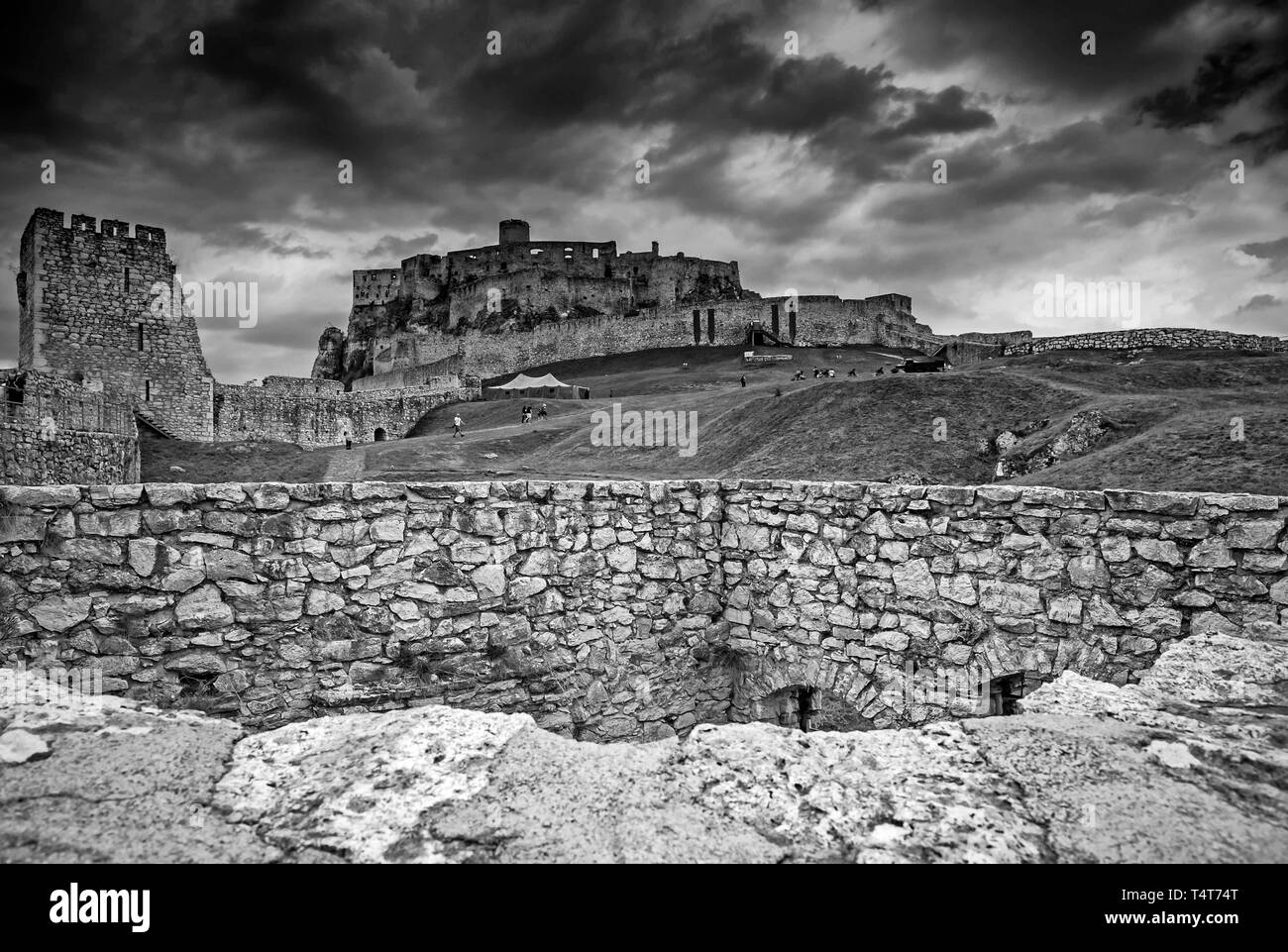 Spišský hrad (Eng: Spis Castle) in Slovakia Stock Photo - Alamy