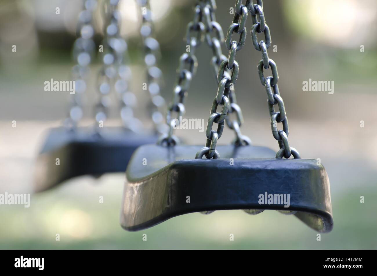 Close up on a swing Stock Photo - Alamy