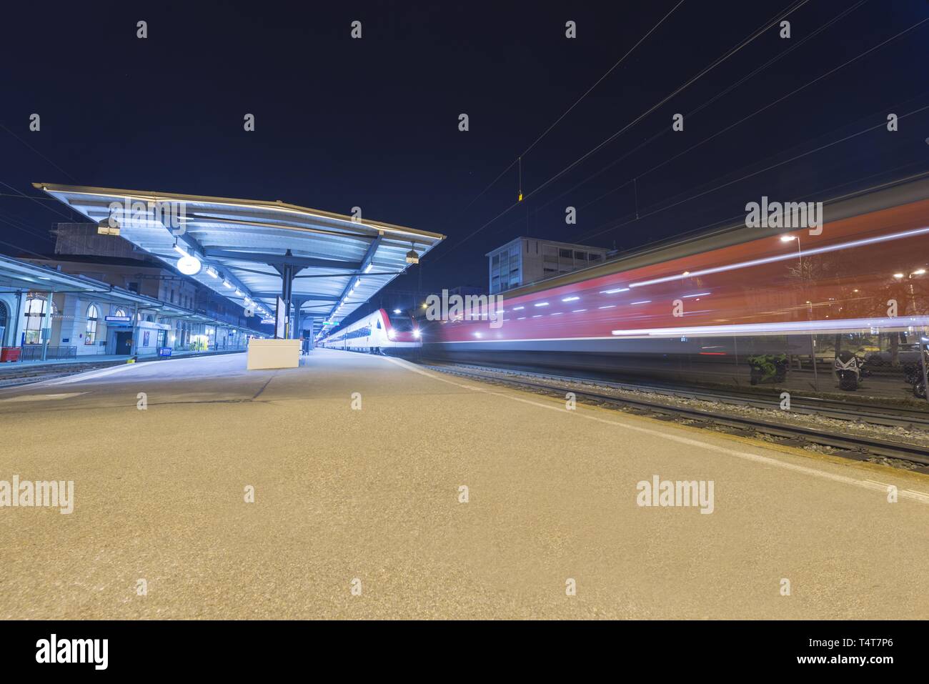 Lugano train station hi-res stock photography and images - Alamy