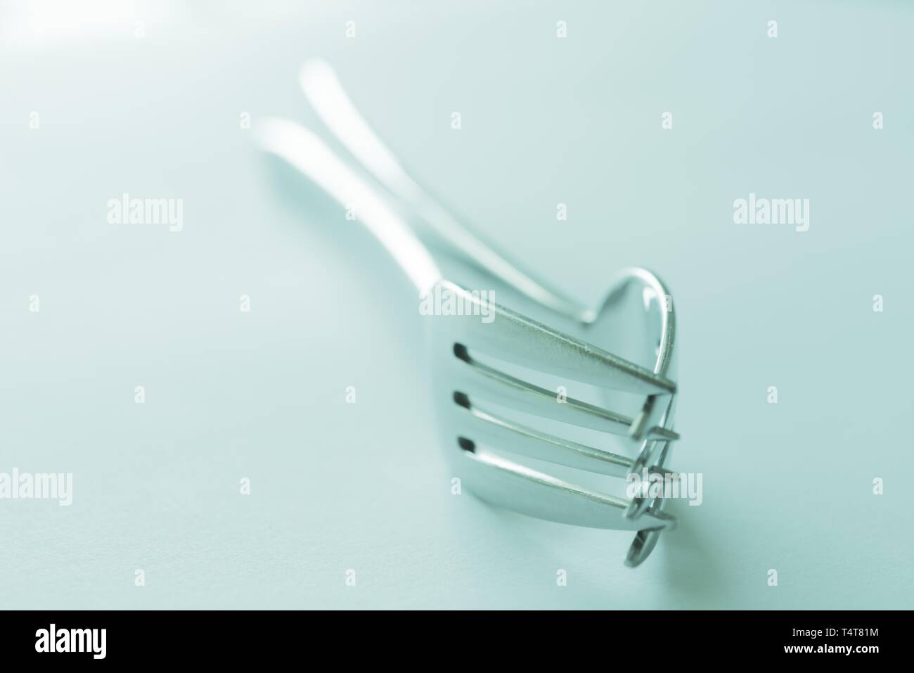 Close-up of forks Stock Photo - Alamy