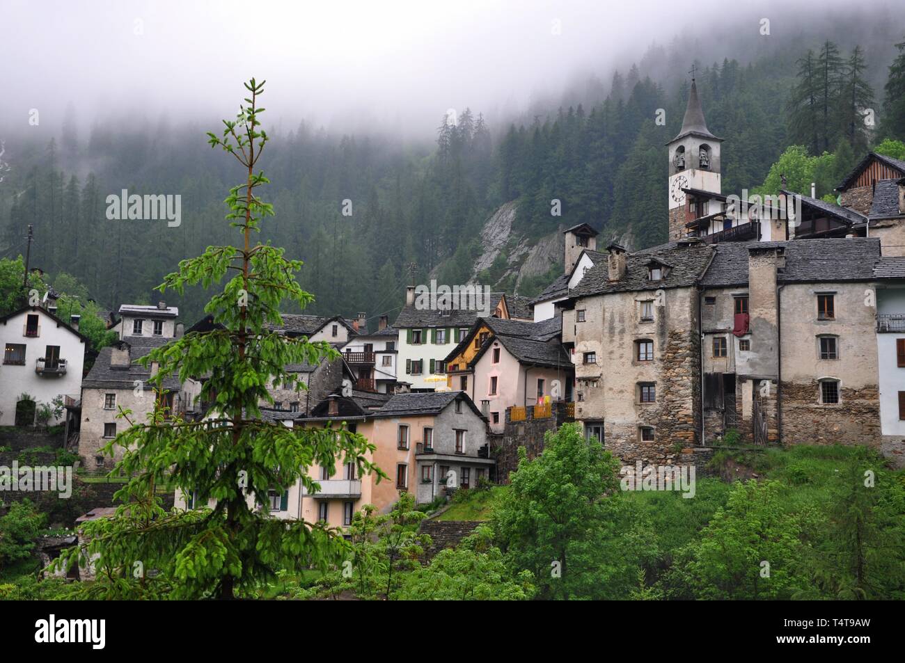 Small village in ticino switzerland hi-res stock photography and images ...