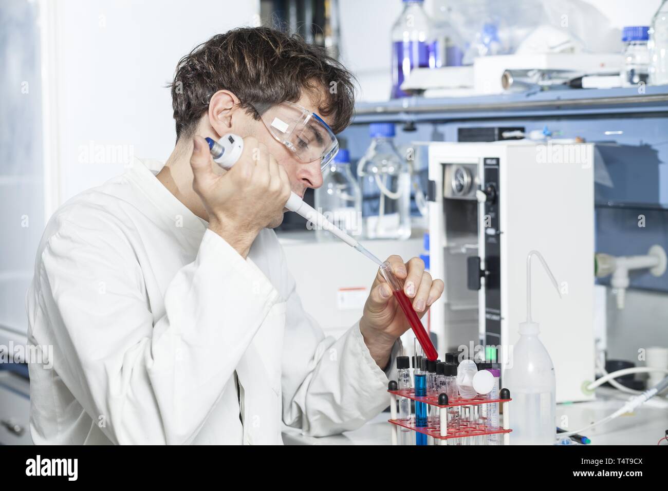Researcher at work Stock Photo - Alamy