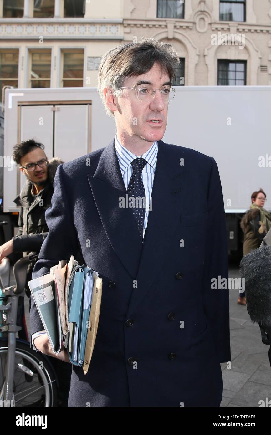 Jacob Rees Mogg seen arriving at Global studios Featuring: Jacob Rees ...