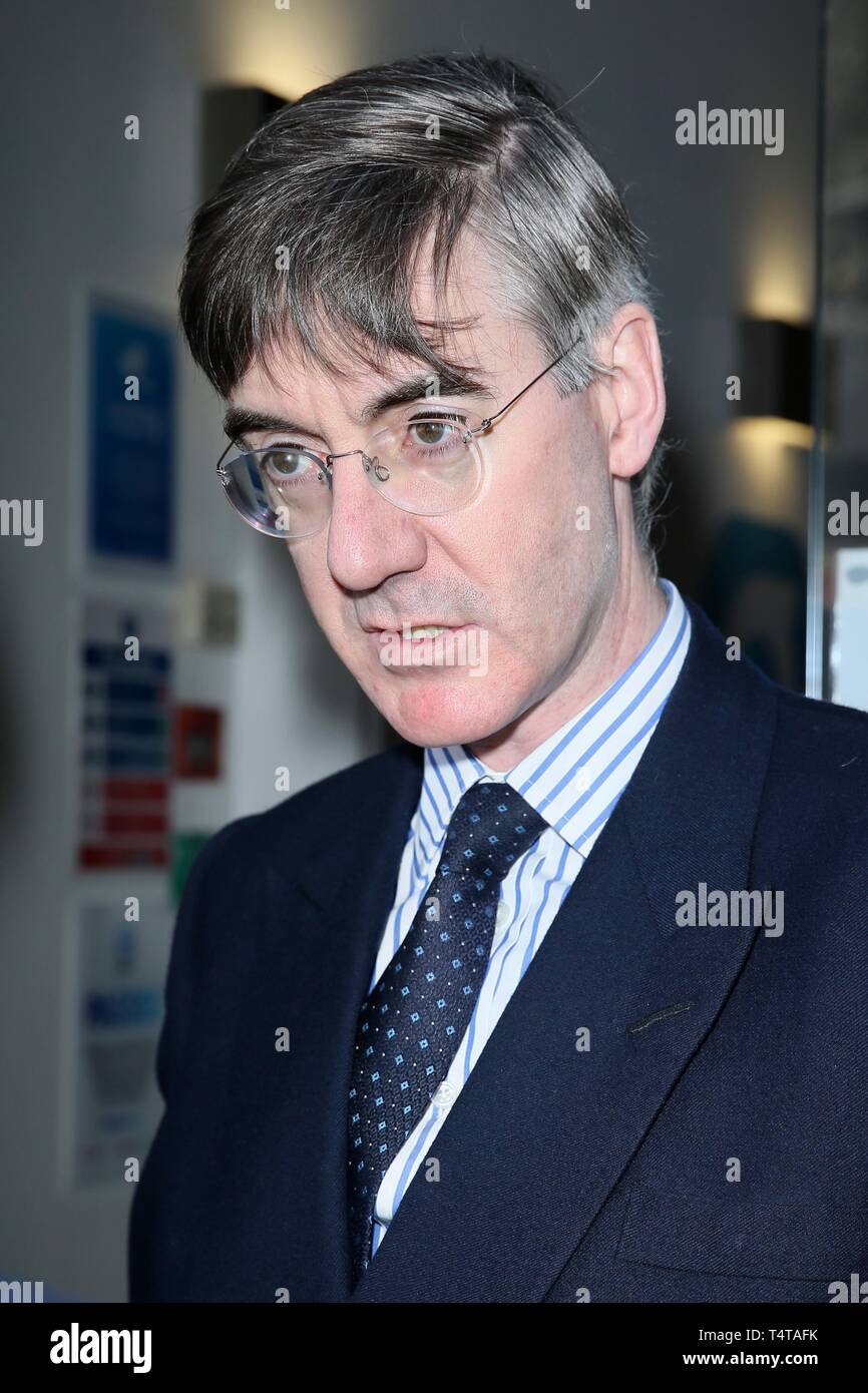 Jacob Rees Mogg seen arriving at Global studios Featuring: Jacob Rees ...