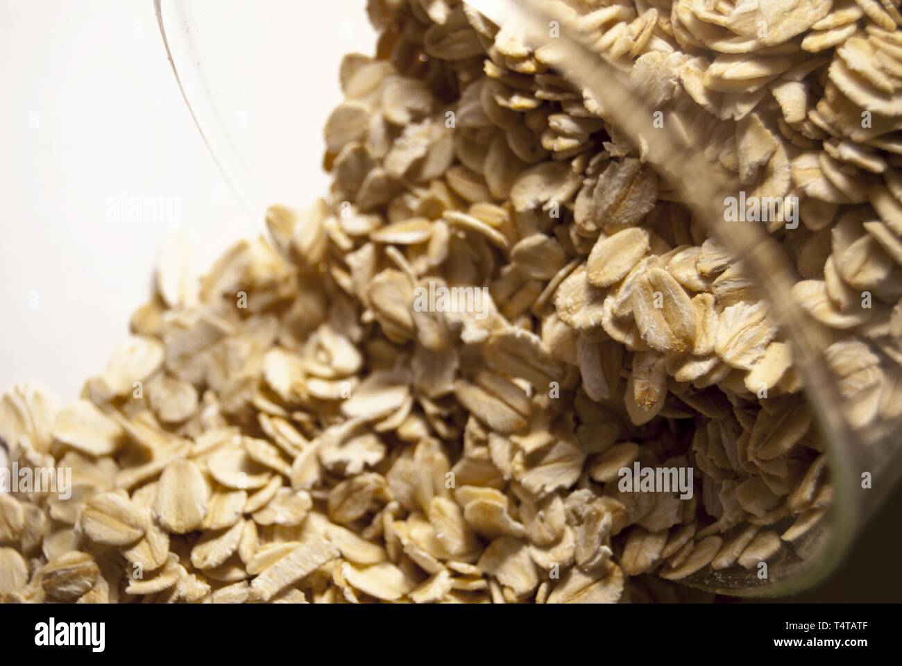 Oat Meal, Oat Flakes Stock Photo - Alamy