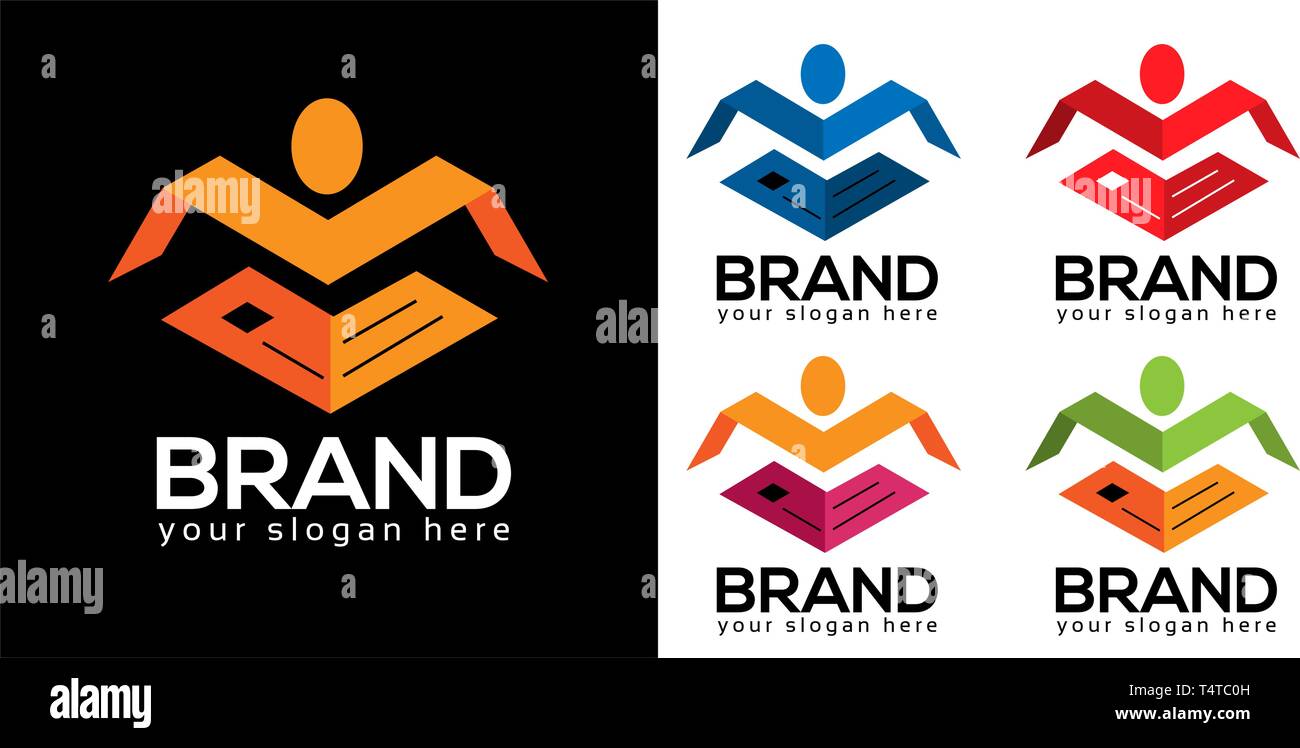 Reading young people Stock Vector Images - Alamy