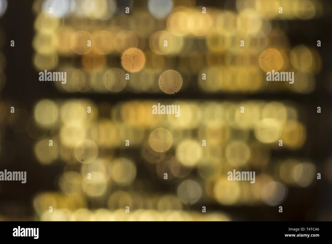 Abstract lights, yellow, bokeh Stock Photo - Alamy