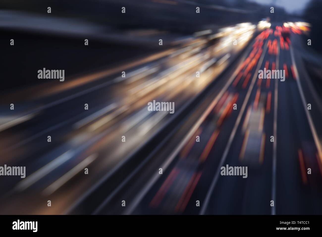 Light trails moving cars hi-res stock photography and images - Alamy
