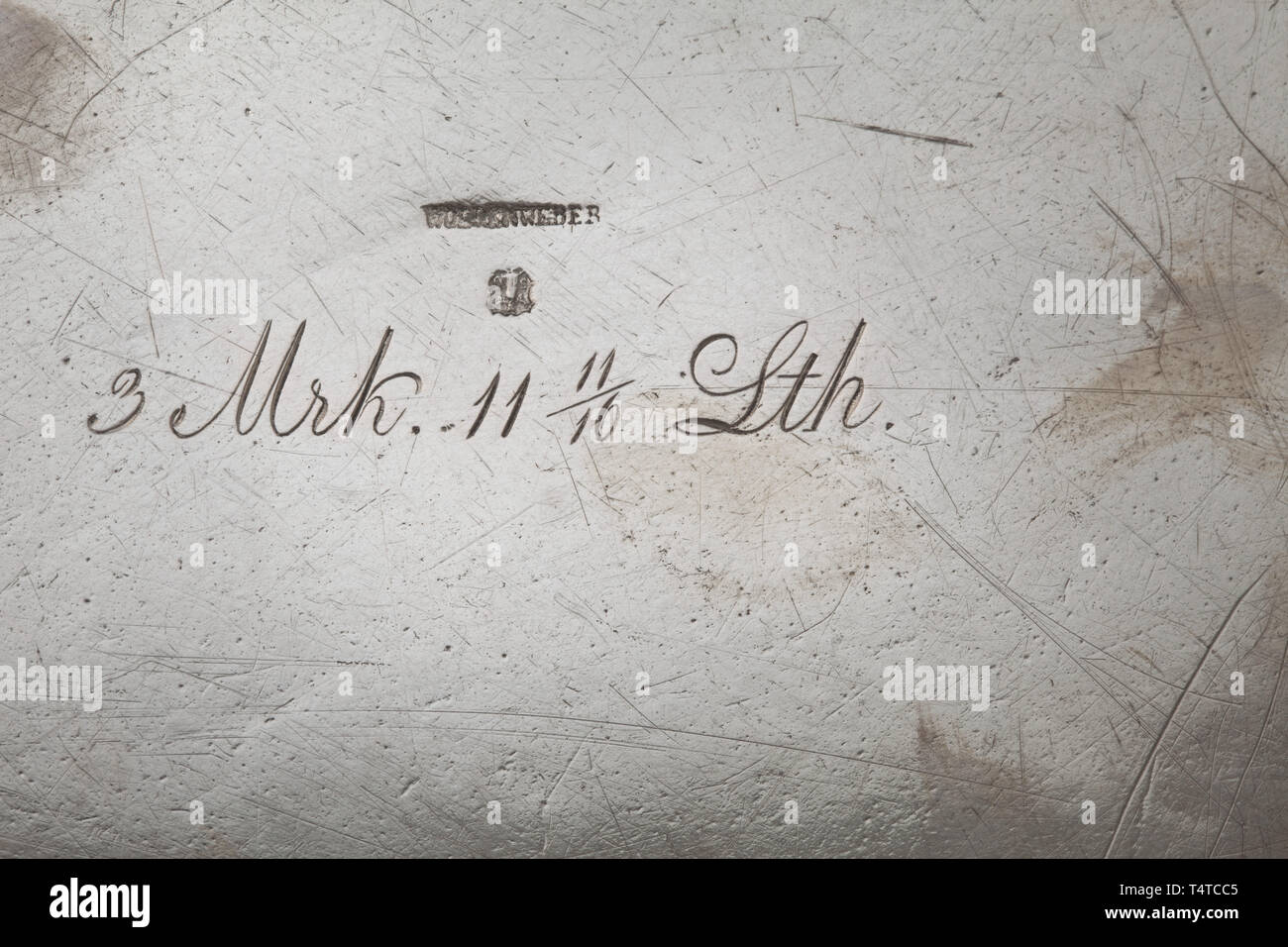 King Ludwig II of Bavaria (1845 - 1886) - a deep silver plate From the ...