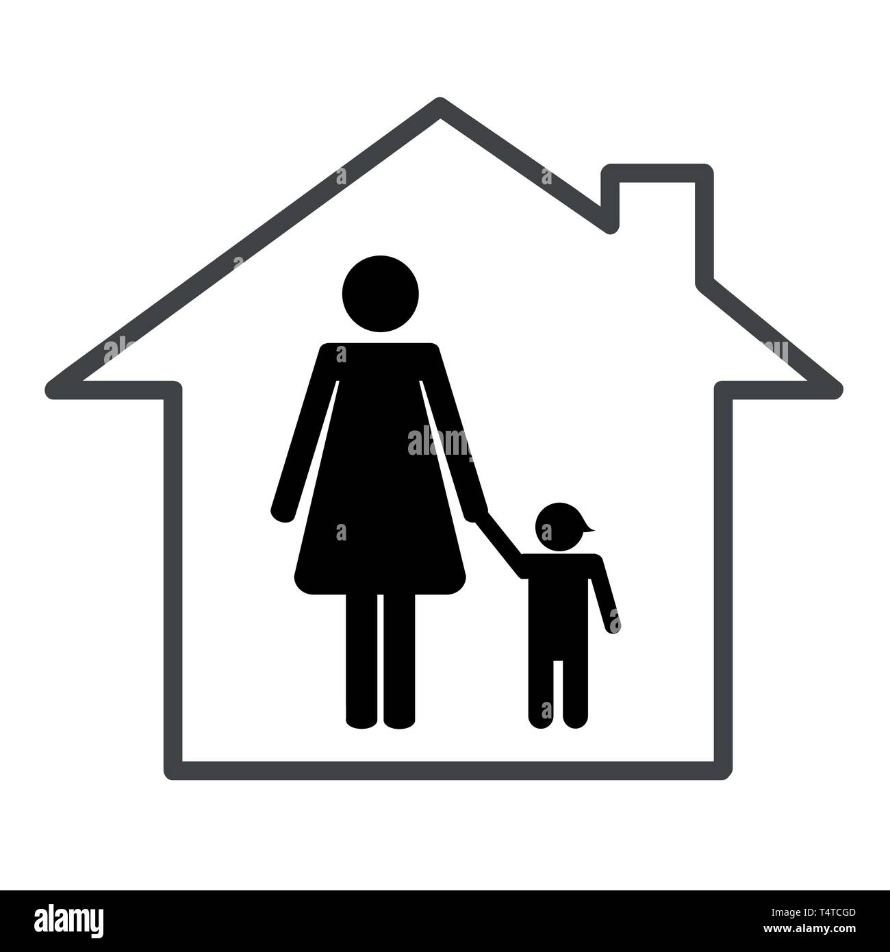 Mother father son together Cut Out Stock Images & Pictures - Alamy