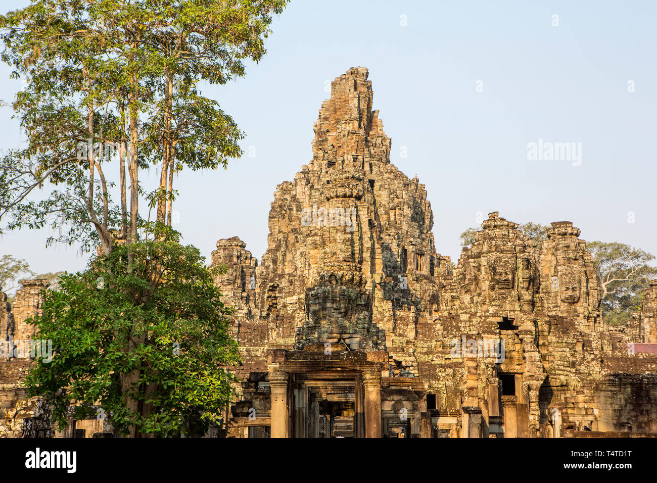 Gateway at Angkor Thom, Siem Reap, Cambodia Stock Photo - Alamy