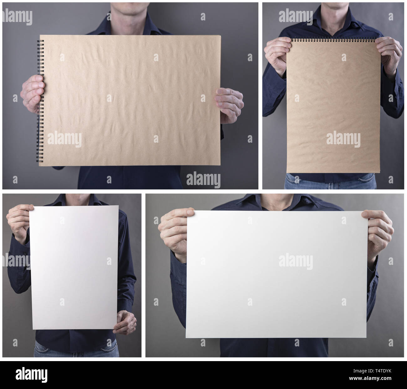 Notebook poster design hi-res stock photography and images - Alamy