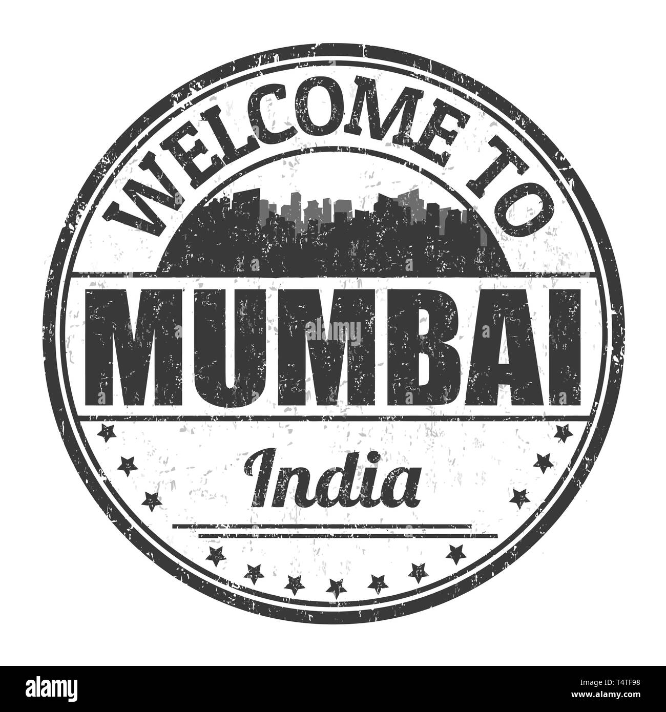 Welcome to Mumbai sign or stamp on white background, vector ...