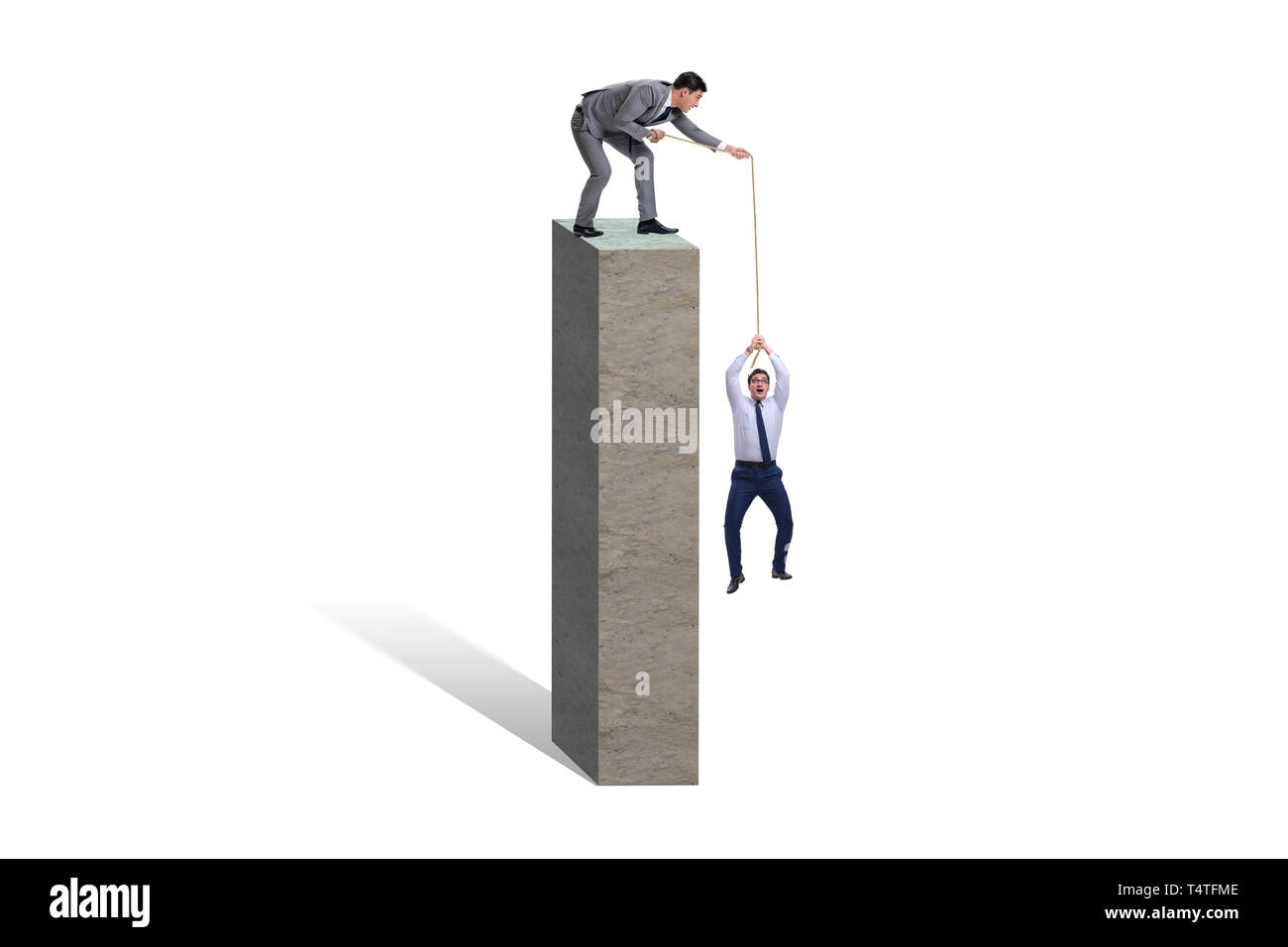 Colleague coaching Cut Out Stock Images & Pictures - Alamy