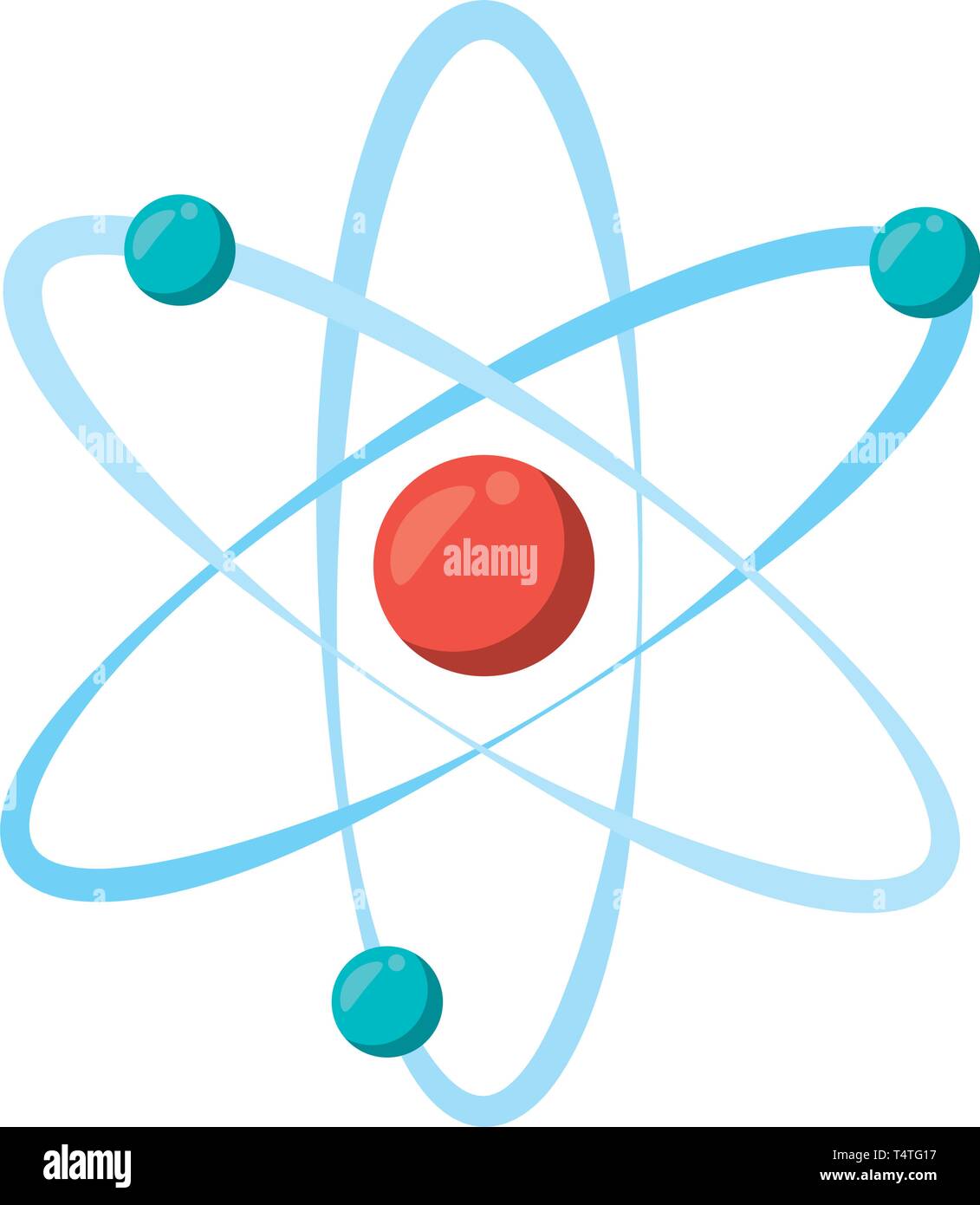 Atom science symbol isolated Stock Vector Image & Art - Alamy