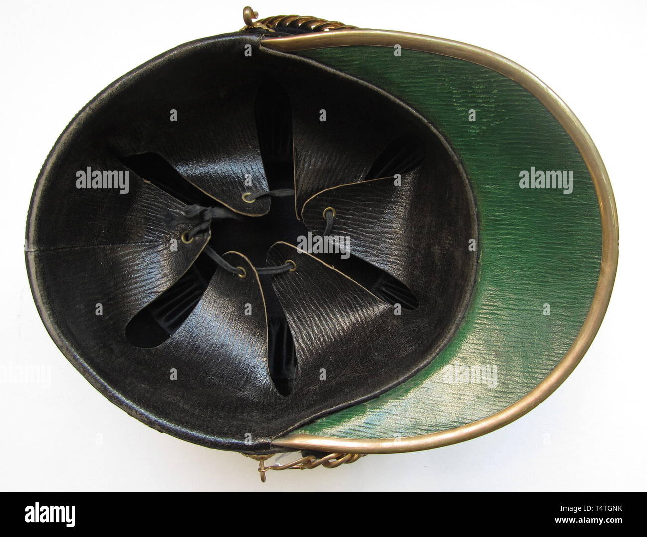 An 1872 Pattern Shako for a Hussar Officer. Strong cardboard covered in ...