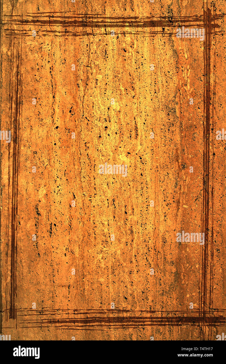 rusty background with vector frame for your messages Stock Photo - Alamy