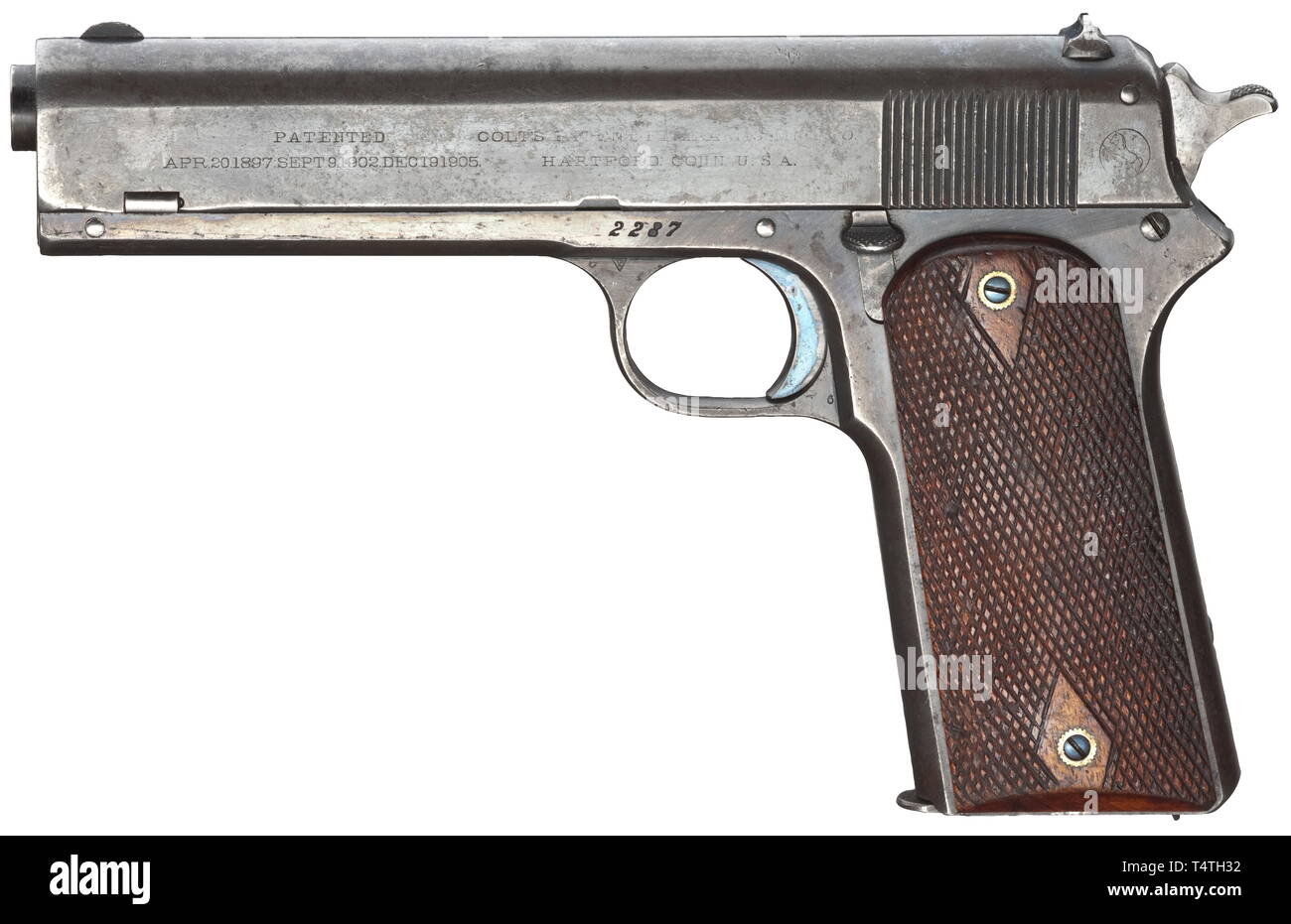 Small arms, pistols, Colt Model 1911, caliber .45, Additional-Rights ...