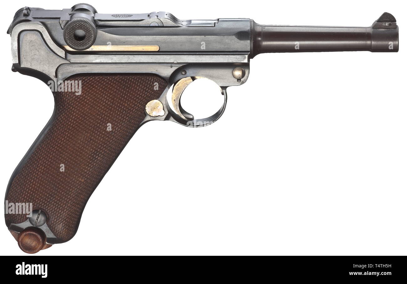 A pistol 08 "First Issue", cal. 9 mm Parabellum, no. 2664, commercial ...