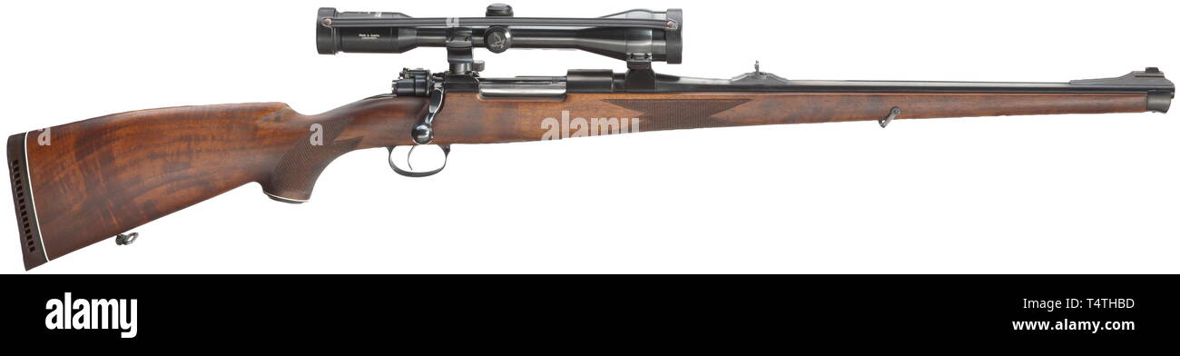 LONG ARMS, MODERN HUNTING WEAPONS, repeating full stock rifle Frankonia ...
