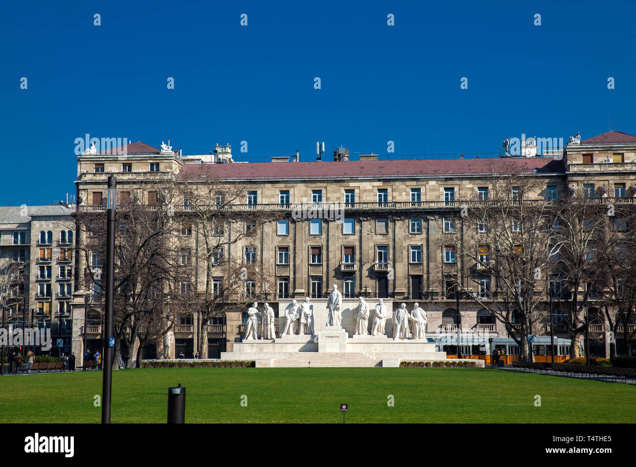 BUDAPEST, HUNGARY - APRIL, 2018: Kossuth Memorial dedicated to former ...