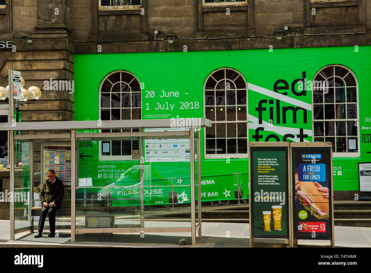 Lothian bus stop hi-res stock photography and images - Alamy