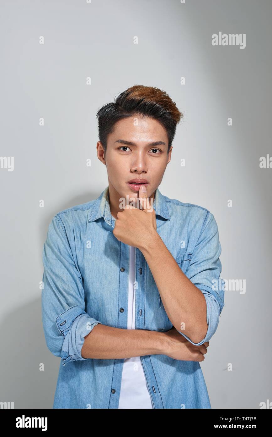 Asian guy posing hi-res stock photography and images - Alamy