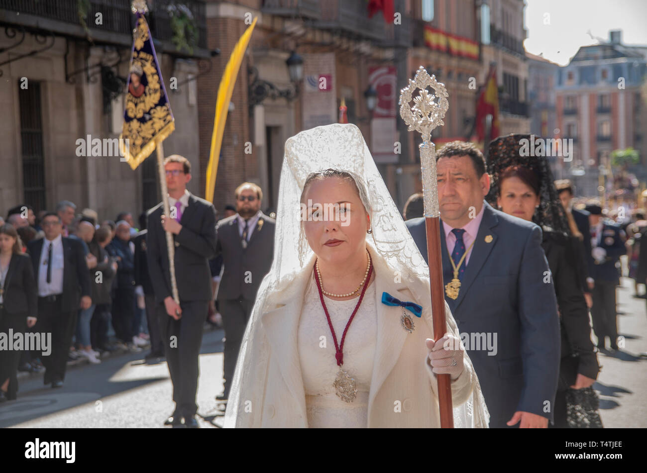 Madrid citizens celebrate Palm Sunday with a procession that ran ...
