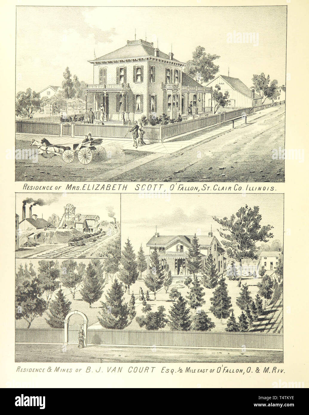 History of St. Clair County Illinois Stock Photo - Alamy