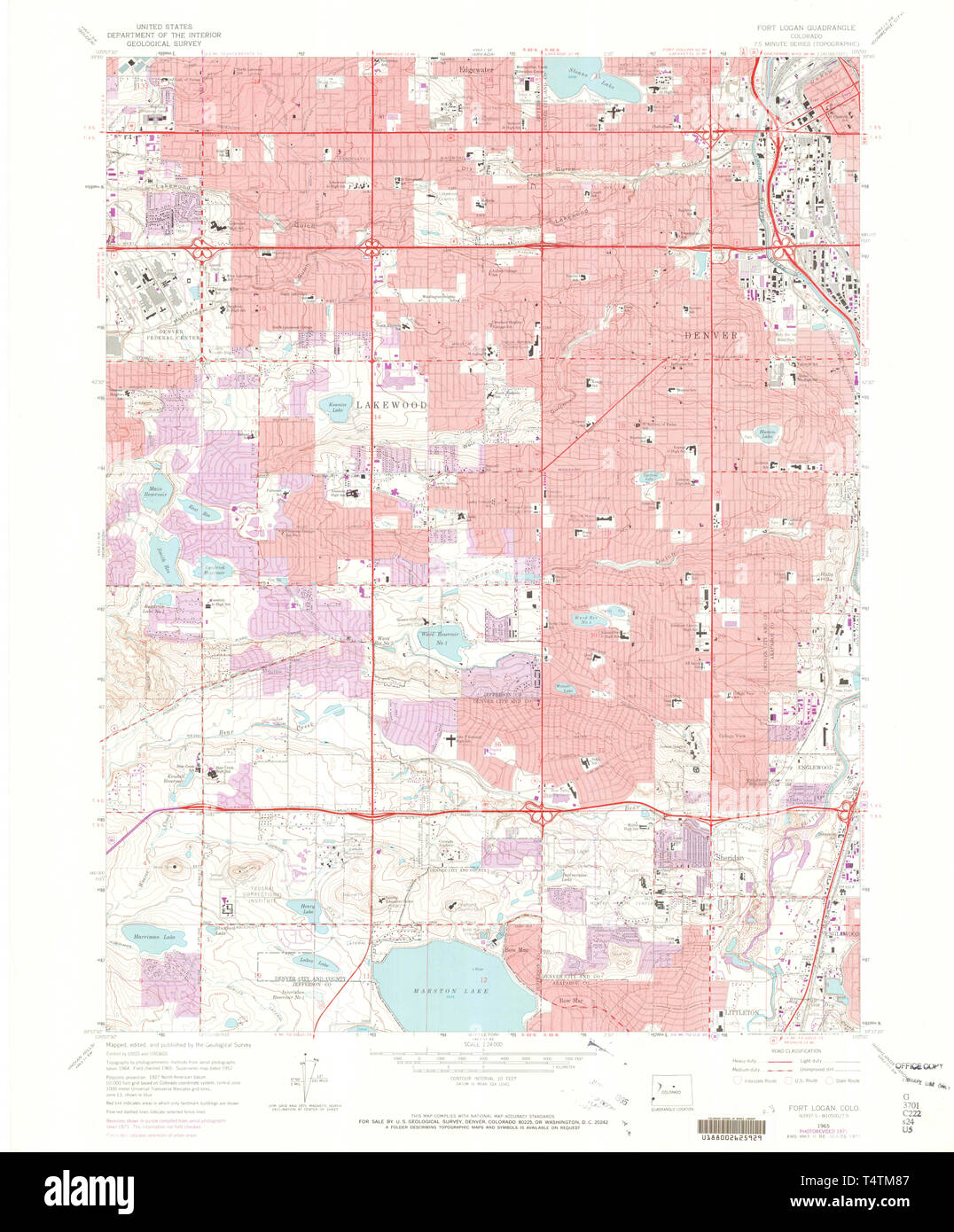 Logan colorado map hi-res stock photography and images - Alamy