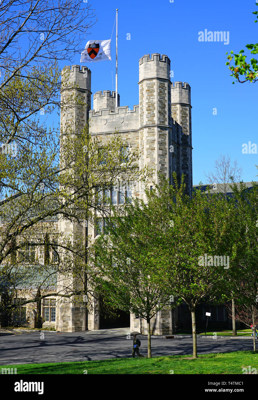 PRINCETON, NJ -16 APR 2019- View of the campus of Princeton University ...
