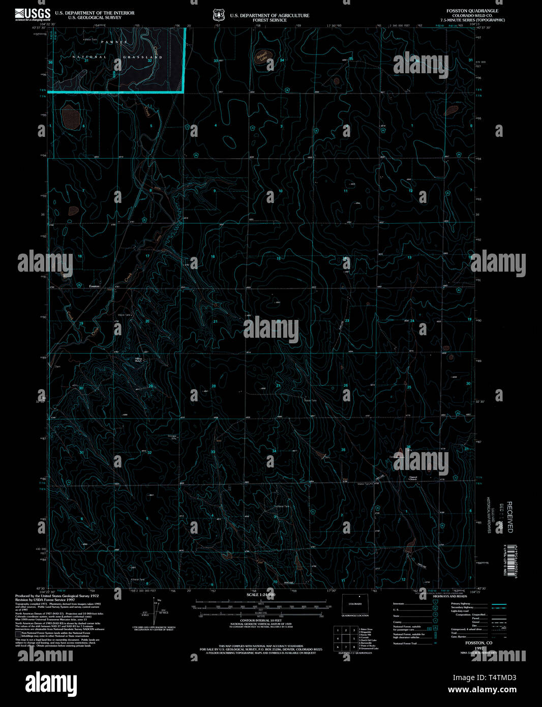 Map of fosston hi-res stock photography and images - Alamy