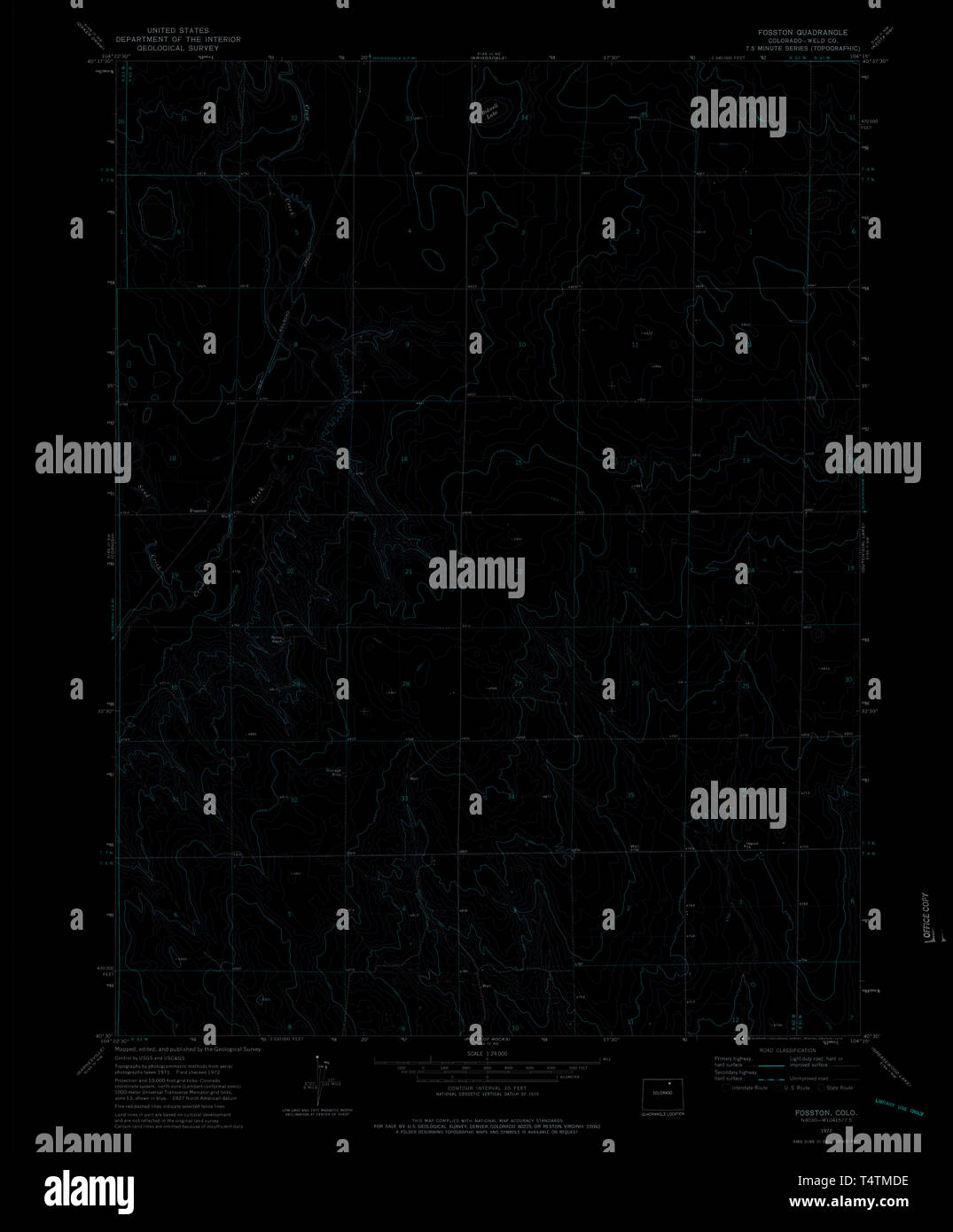 Map of fosston hi-res stock photography and images - Alamy