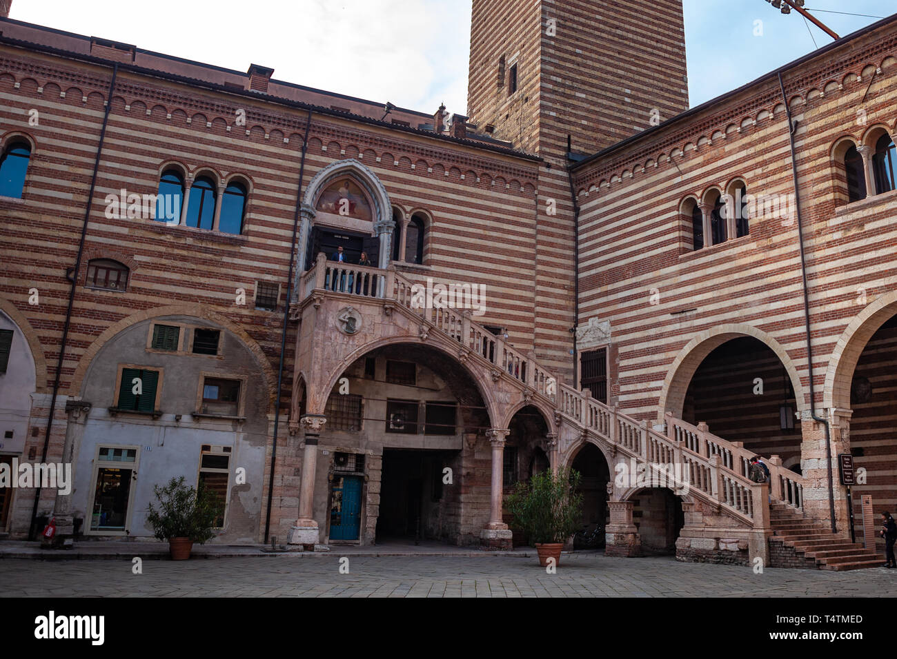 Verona, Italy – March 2019. the Achille Forti Modern Art Gallery in the ...