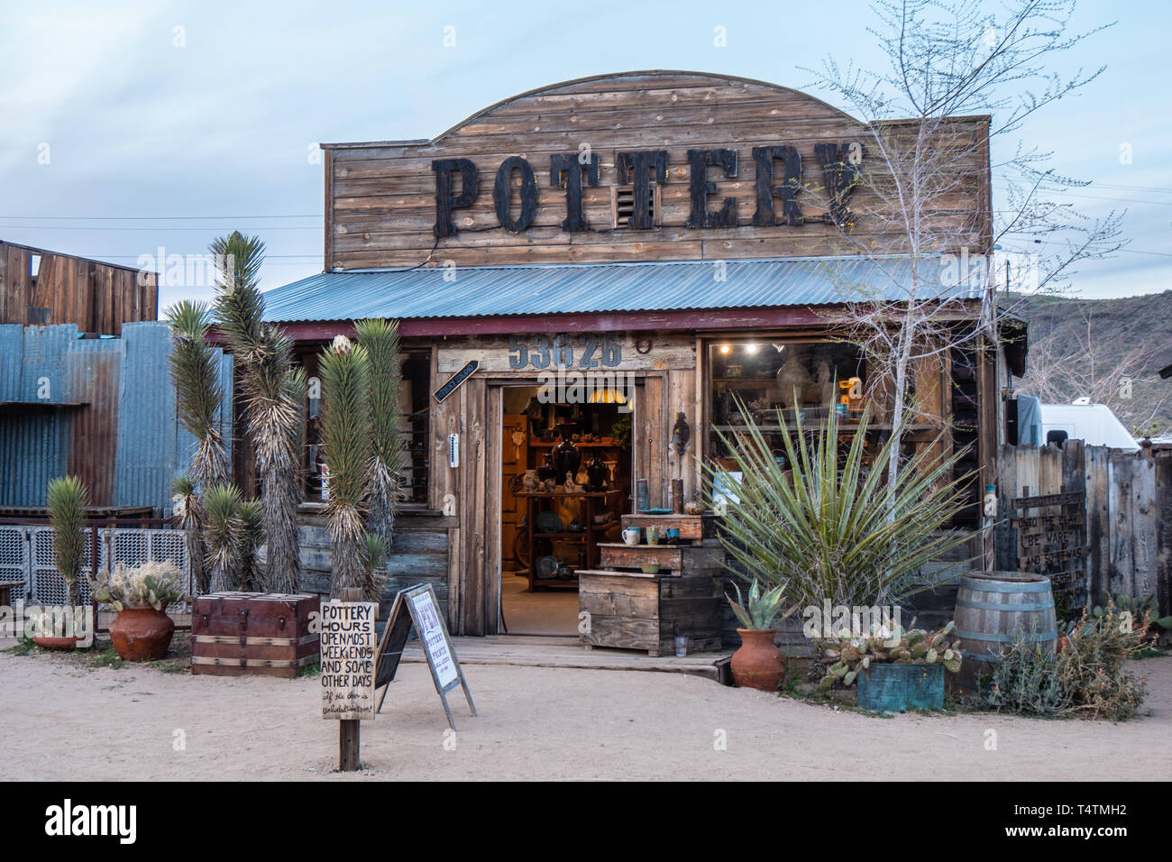 Pioneertown at the Morongo Basin in Calfornia - CALIFORNIA, USA - MARCH ...