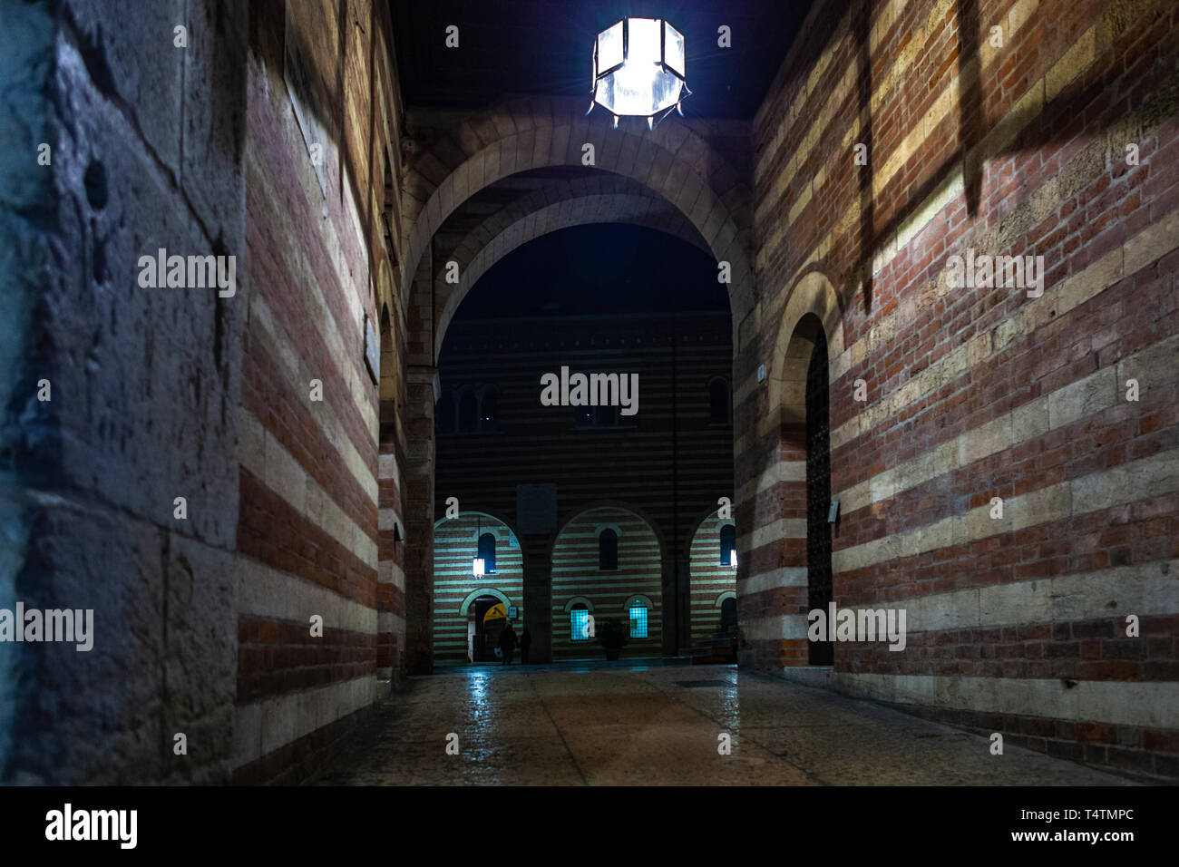 Verona, Italy – March 2019. the Achille Forti Modern Art Gallery in the ...