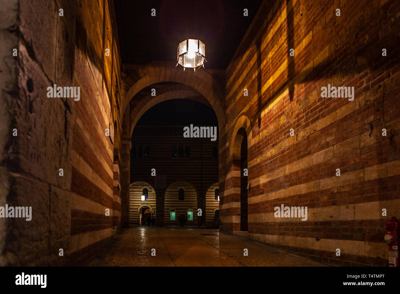 Verona, Italy – March 2019. the Achille Forti Modern Art Gallery in the ...