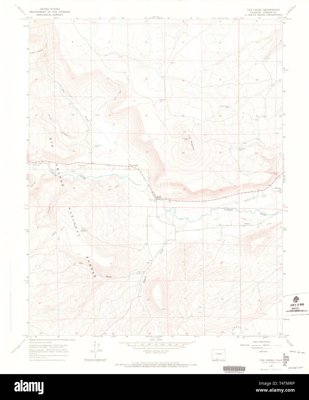 Map of fox creek hi-res stock photography and images - Alamy
