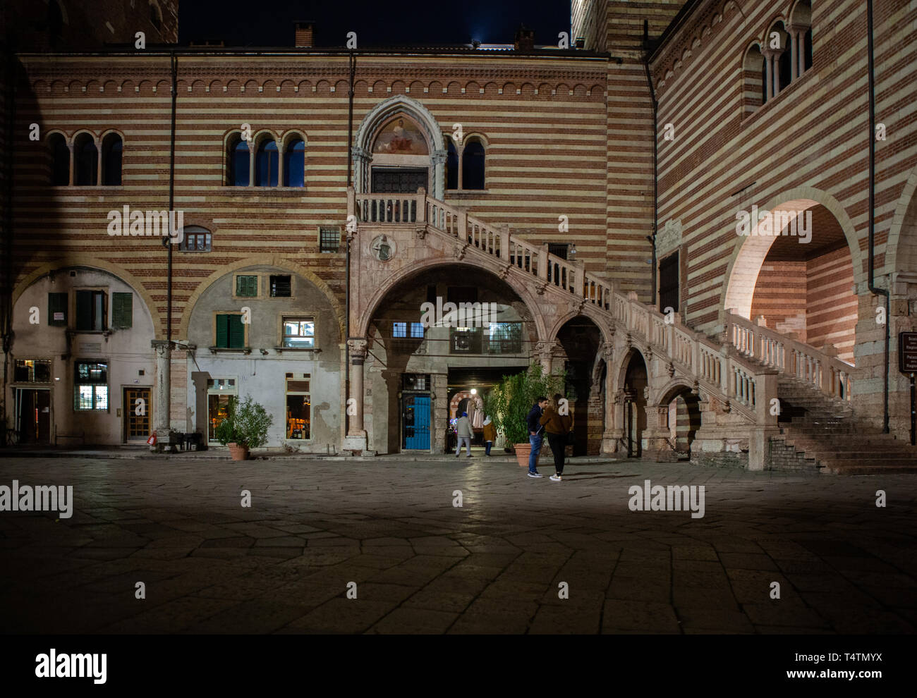 Verona, Italy – March 2019. the Achille Forti Modern Art Gallery in the ...