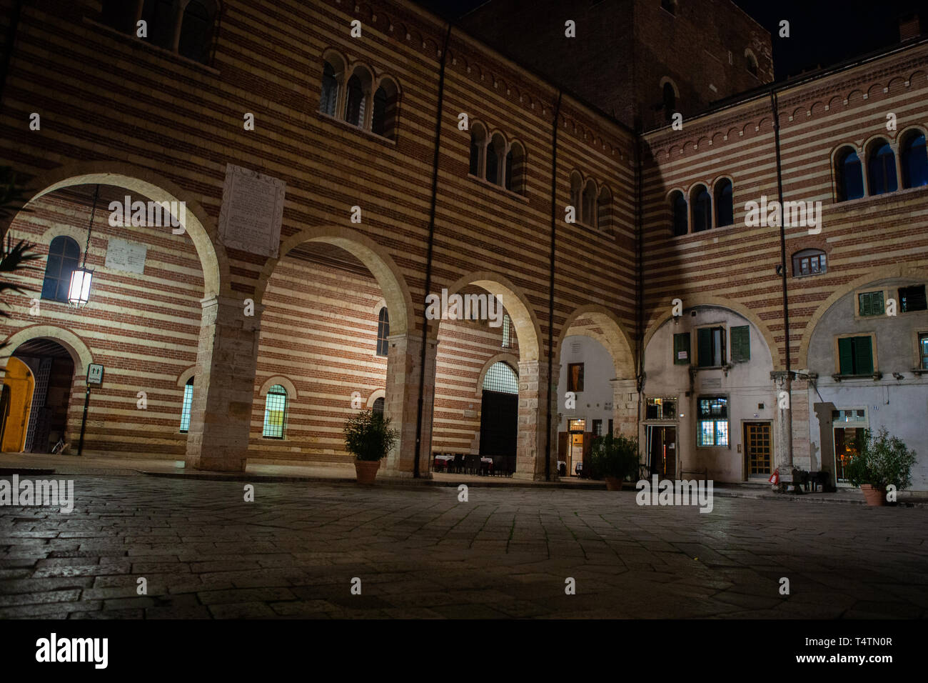 Verona, Italy – March 2019. the Achille Forti Modern Art Gallery in the ...