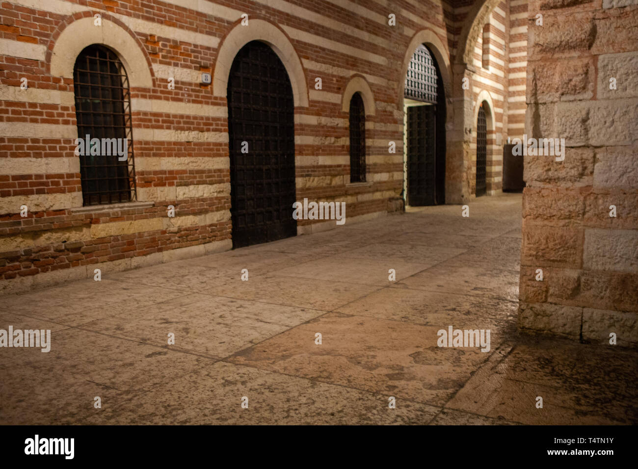 Verona, Italy – March 2019. the Achille Forti Modern Art Gallery in the ...