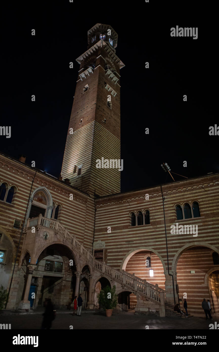 Verona, Italy – March 2019. the Achille Forti Modern Art Gallery in the ...
