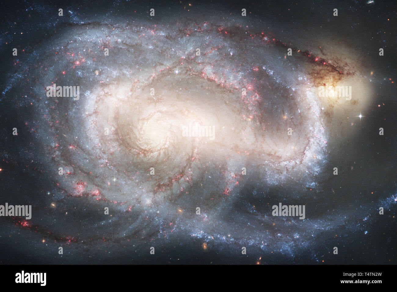 Nebulas, galaxies and stars in beautiful composition. Deep space art ...