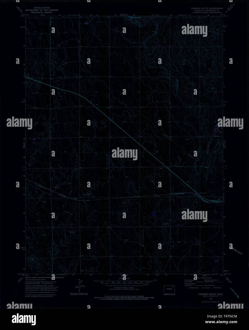 Fremont colorado map hi-res stock photography and images - Alamy