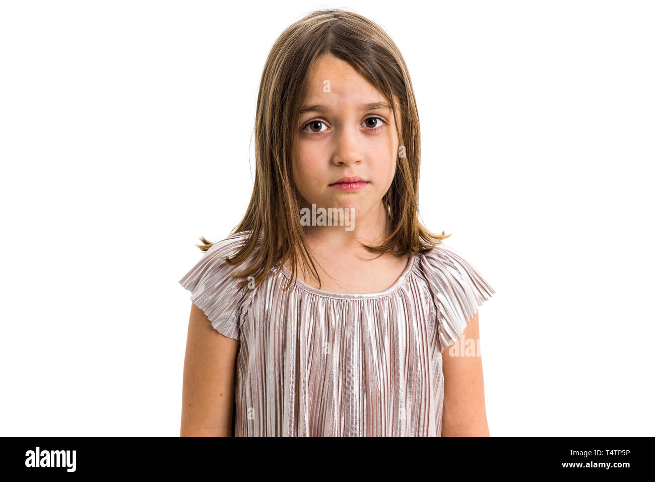 Sad Crying Little Girl