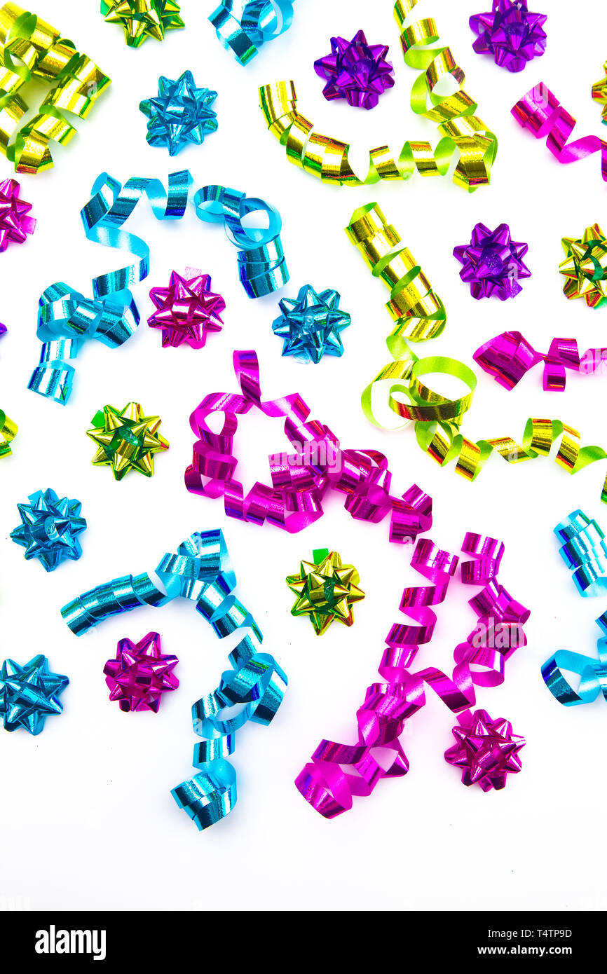 Party ribbons hi-res stock photography and images - Alamy