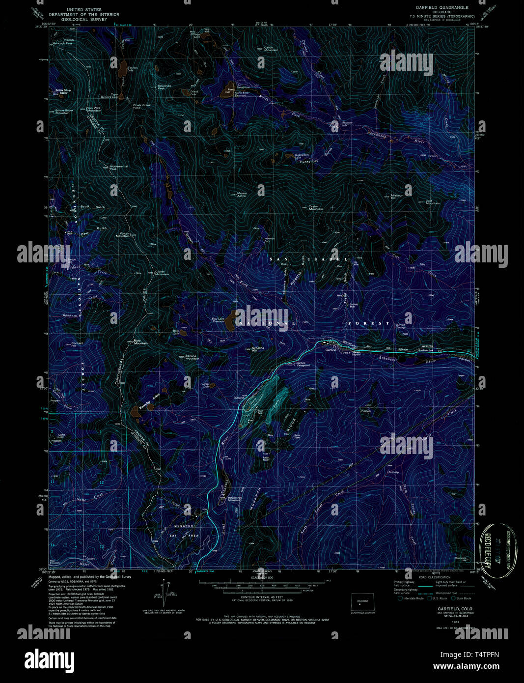 Garfield colorado map hi-res stock photography and images - Alamy