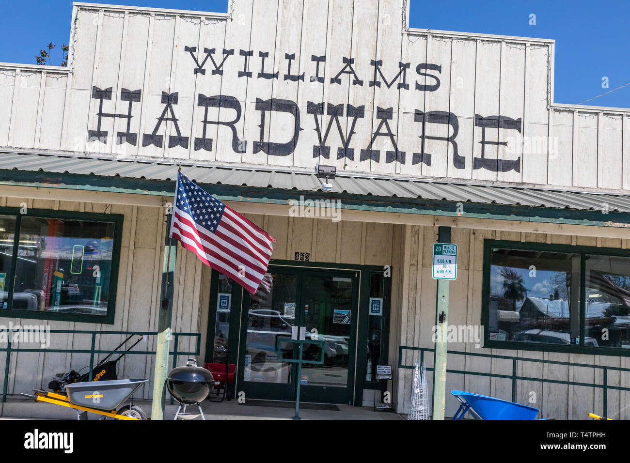 Williams California in Colusa county California at the intersection of ...